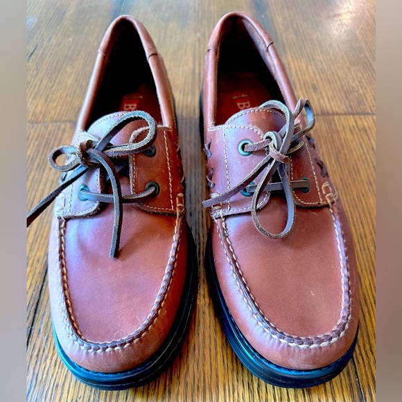 Bass | Shoes | Bass Leather Lace Up Boat Shoe | Poshmark